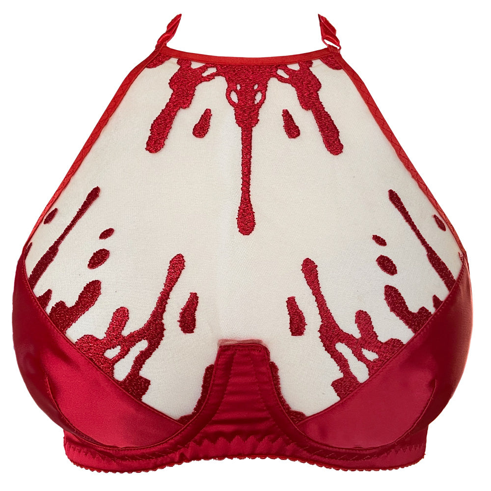 RTO - CRIMSON HALTER BRA – Videnoir