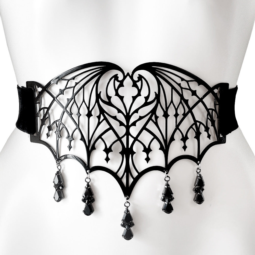 RTO - CATHEDRAL WINGS FILIGREE CORSET BELT – Videnoir