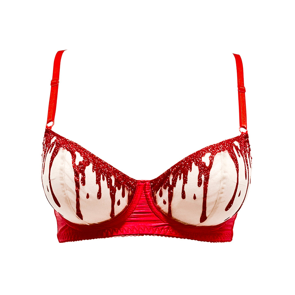 RTO - BLOOD DRIPS UNDERWIRED BRA – Videnoir