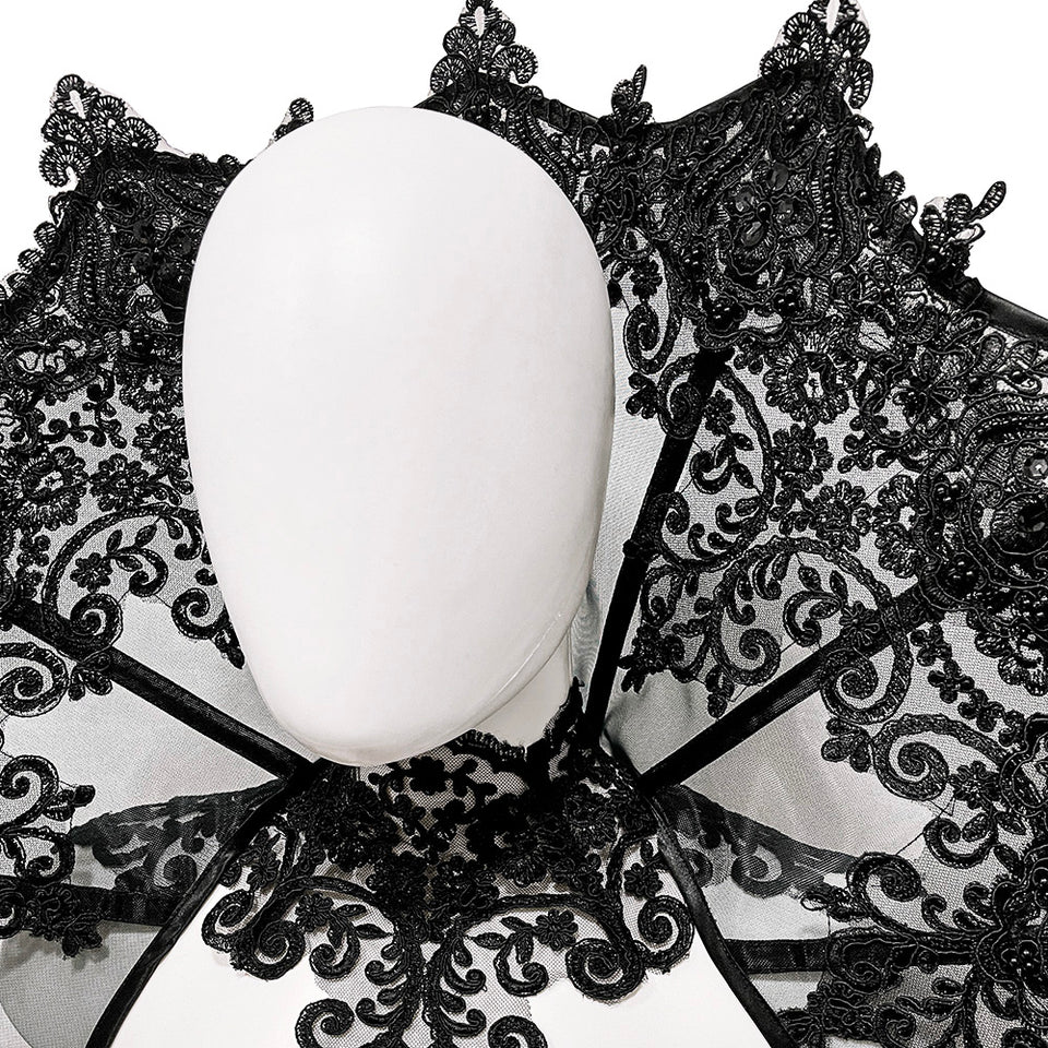 ELIZABETHAN VAMPIRE COLLAR / NEW LACE – Videnoir