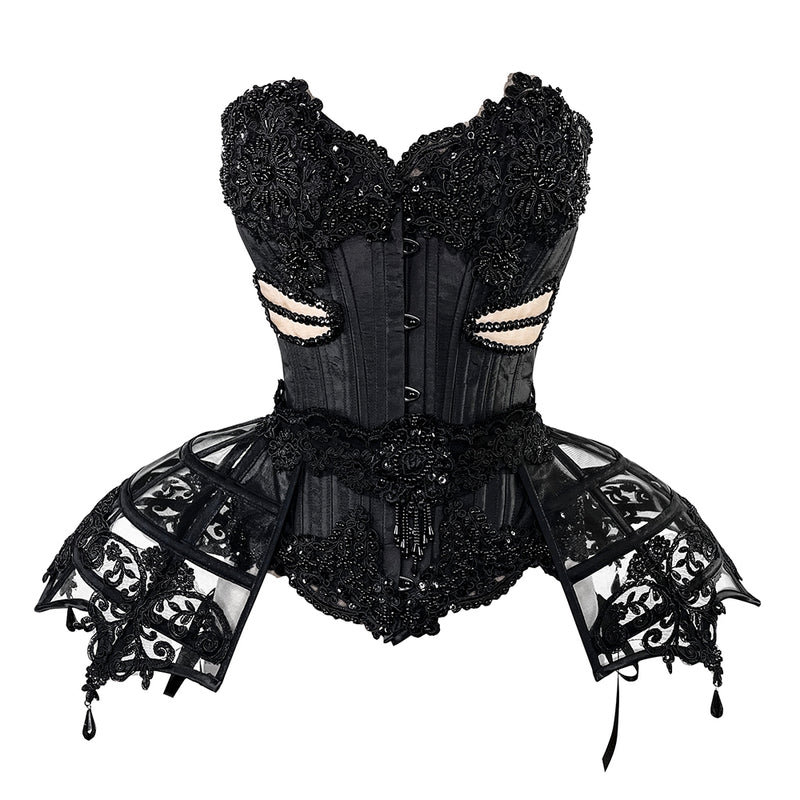RIB CAGE CUTOUT CORSET – Videnoir
