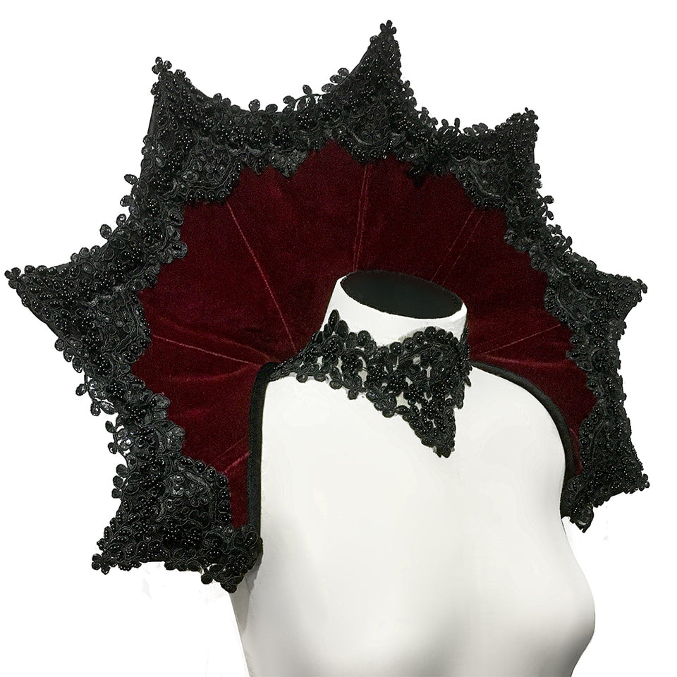 VELVET VAMPIRE COLLAR / MEDIUM – Videnoir
